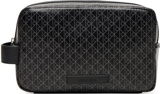 Calvin Klein Kosmetiktasche Coated Dopp Kit LV04D1082G Schwarz