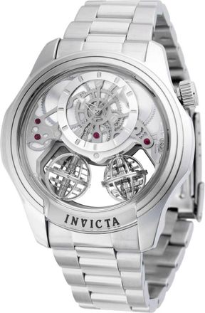 Invicta Specialty 50123 Herrenuhr - Quarzwerk - Edelstahl mit silbernem Zifferblatt - 46 mm