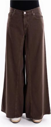 Pinko Pinko, Femme, Jeans, Brun, Taille: W28 Winona Wide Jeans
