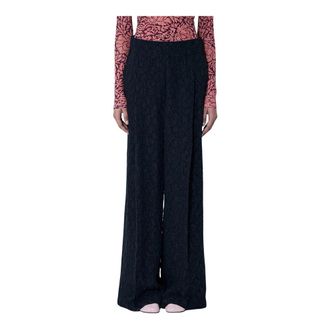 Dries Van Noten Stretch Finish Mid Rise Hose - - Trousers - Damen - Schwarzk - M