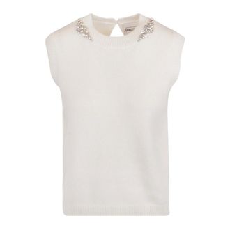 Semicouture Femme, Blouses et Chemises, Blanc, Taille: 42 FR Gilet Alienor