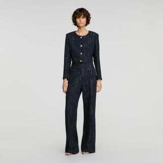 Sandro Fantasie-Tweedhose