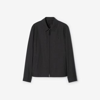 Burberry Veste de surv&ecirc;tement Bloomsbury en laine, Size: 46