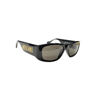 Moschino Pre-owned Plastik sonnenbrillen - - Pre-owned - Damen - Schwarzk - ONE SIZE