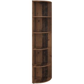 Vicco tag&egrave;re dangle Ecki, Bois antique, 40 x 180 cm