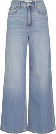 Jack & Jones Jxtokyo Wide Hw R6078 DNM Sn, Bleu Jeans Clair, 26W x 30L Femme