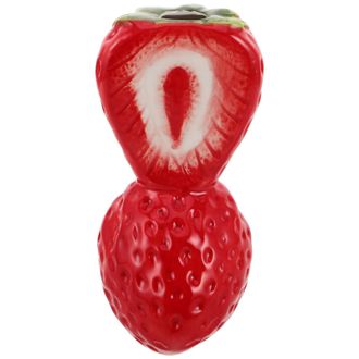 BESPORTBLE Kawaii-Dekovase: Kleine Keramikvase mit Erdbeermotiv - ideal als Tischdekoration oder f&uuml;r Blumenarrangements - perfekt f&uuml;r Kaminsims, Regal oder Party