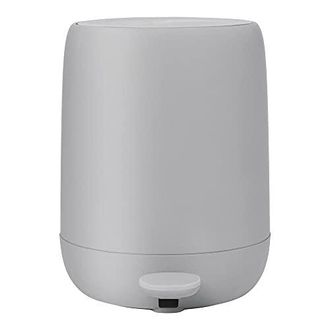 Blomus SONO- Treteimer aus Kunststoff / Silikon, Microchip, 5L Fassungsvermögen, Soft-Close Deckel, entnehmbarer Eimer, Soft-Touch, Badaccessoire (H / B / T: