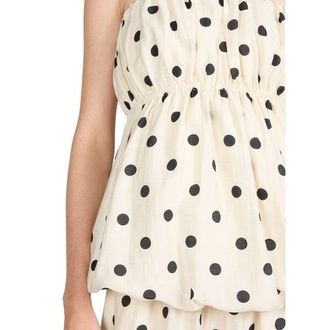 Topshop Top bouffant sans manches &agrave; pois