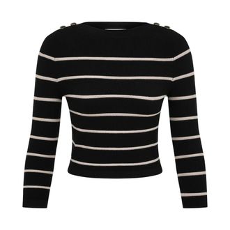 Zimmermann Crush Stripe Cropped Top - - Knitwear - Damen - Mehrfarbig - M