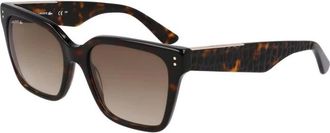 Lacoste Femme, Accessoires, Brun, Taille: ONE Size Lunettes de soleil en ac&eacute;tate avec verres teint&eacute;s