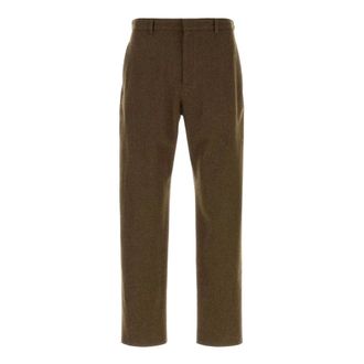 Jil Sander Straight Pantalons - Homme - Pantalons - Vert - Taille: M