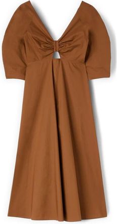 Motivi Femme, Robes, Brun, Taille: 46 FR Robe &eacute;vas&eacute;e avec au dos