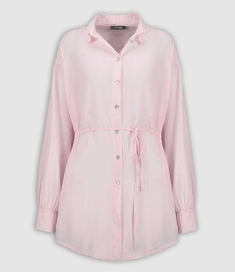 Jeanne Vouland Chemise Tunique Jinko Coton Rose