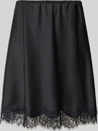MY ESSENTIAL WARDROBE Satinrock mit Spitze Modell Brenda