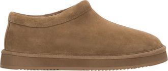 Estro & Luminara Femme, Chaussures, Brun, Taille: 39 EU Sabots en velours avec doublure en fourrure