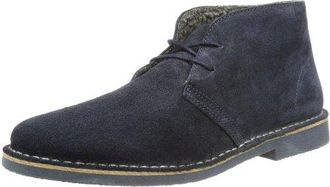 Selected Selected Homme Sel Leon Warm C, Bottine désert Homme - Bleu - Blau (Navy), 44 EU