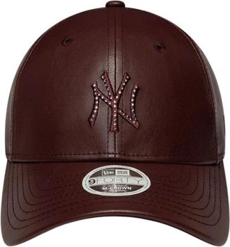 New Era Diamante PU 9Forty - - Accessories - Damen - Rot - ONE SIZE