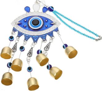 Milisten Böses Auge Windspiel Aus Hängende Wanddekoration Für Garten Und Balkon Wetterfestes Windglockenspiel Für Außenbereich Und Innenräume Kreatives Für Fre