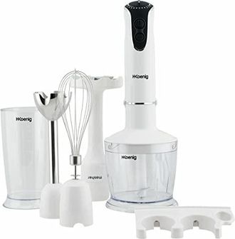 H.Koenig H.koenig Stabmixer Multifunktion MIX75 weiß weiß