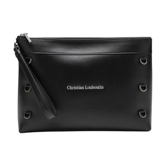 Christian Louboutin Kosmica Flat Pouch - - Bags - Herren - Schwarzk - ONE SIZE