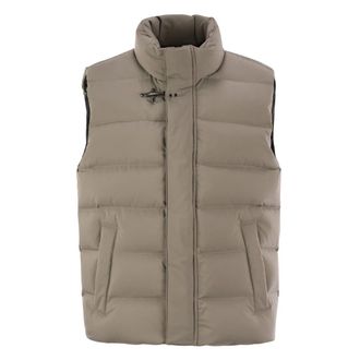 Fay Stylische Polyester Gilet - - Jackets - Herren - Beige - M