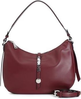 Caf&egrave;noir Sac Avec D&eacute;tails En Lettres M&eacute;talliques, Pour Femme, Couleur Rouge, Taille Taille Unique