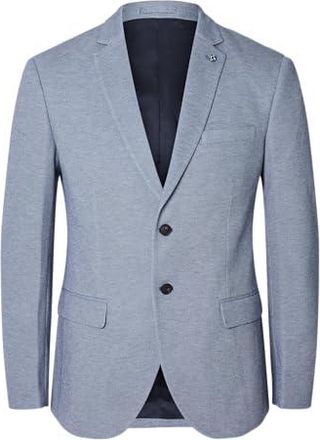 Selected SELETED HOMME Slhslim-Alvin BLZ Noos Veste, Chambray Blue, 54