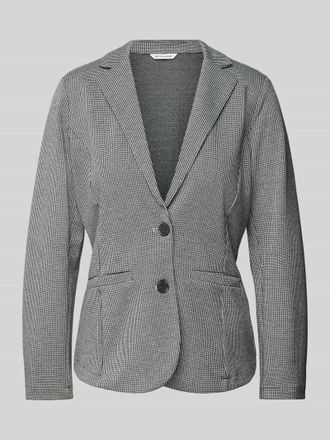 Tom Tailor Taillierter Blazer in Jacquard-Qualit&auml;t mit 2-Knopf-Verschluss