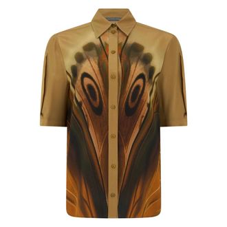 Alberta Ferretti Kurzarmhemd - - Blouses & Shirts - Damen - Mehrfarbig - S
