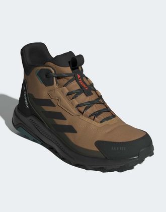 adidas adidas Performance - Terrex Anylander Mid RAIN.RDY - Wanderschuhe in Cardboard/Core Black/Schattenbraun-Brown