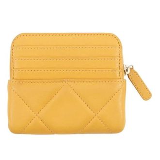 Chanel Porte-monnaie vintage doccasion - Femme - Pre-owned - Jaune - Taille: ONE Size