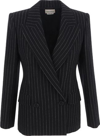 Alexander McQueen Blazer - Schwarz