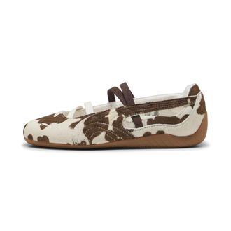Puma Speedcat Ballet Cow Print Sneakers Damen, Schuhe, Braun, 40.5