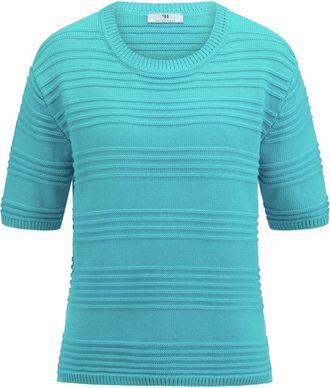 Peter Hahn Rundhals-Pullover Peter Hahn t&uuml;rkis