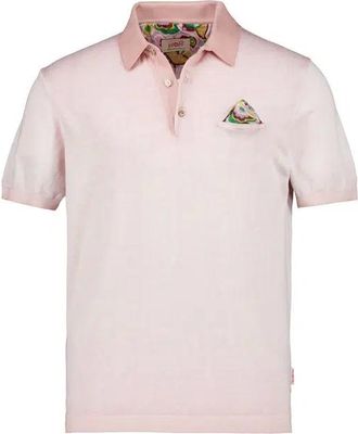 Bob Herren Polo-Shirt rosa
