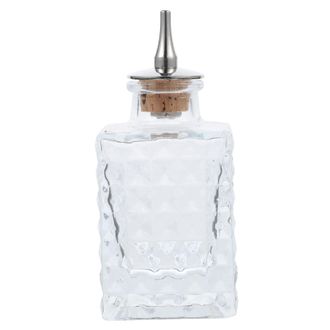 Pretyzoom Bitterflasche Aus Glas 90ml Mit Korkverschluss Multifunktionale Cocktailflasche F&uuml;r Barzubeh&ouml;r Und Party