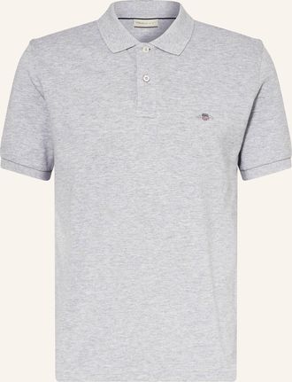 GANT Piqu&eacute;-Poloshirt grau