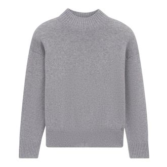 Bugatti Kaschmirpullover mit Seitenschlitzen - - Knitwear - Damen - Grau - S