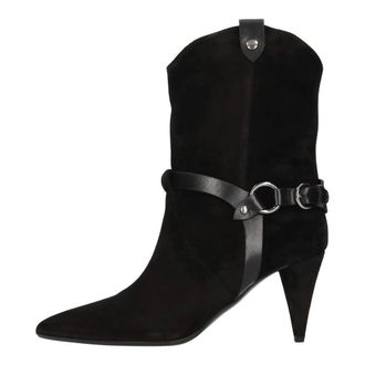 Strategia Forma Wildlederstiefeletten - - Shoes - Damen - Schwarzk - 40 EU