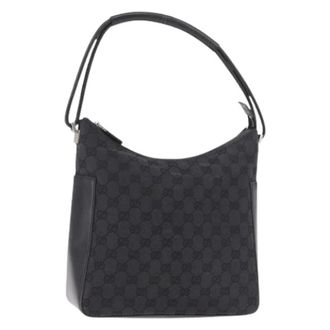 Gucci Sac bandouli&egrave;re GG Canvas Pre-owned - Femme - Pre-owned - Noir - Taille: ONE Size