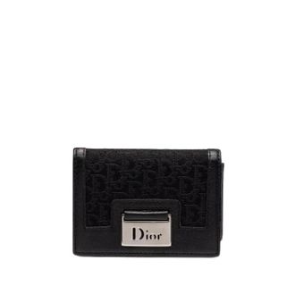 Dior Petit portefeuille Pre-owned Street Chic - Femme - Pre-owned - Noir - Taille: ONE Size