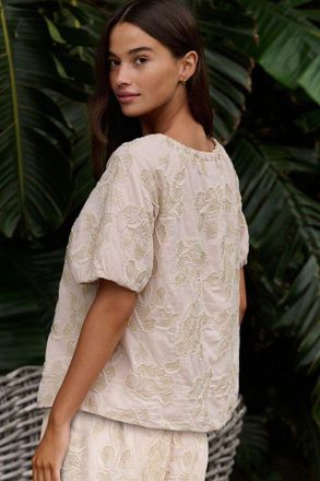 Ted Baker Strandshirt B By Ted Baker Strand-Oberteil mit Stickerei (1-tlg)
