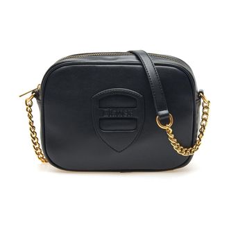 Blauer Damen Schultertasche Clutch Modell Hips01 - - Bags - Damen - Schwarzk - ONE SIZE