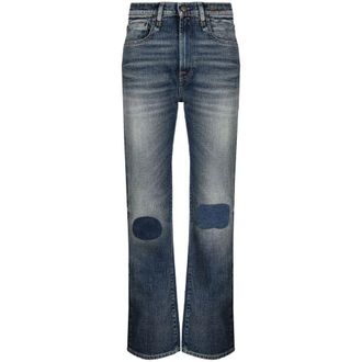 R13 Indigo Slim-Cut High-Waist Jeans - - Jeans - Herren - Blau - W30