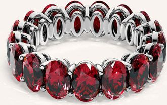 VEYNOU Veynou Ring Rouge Eternity Small Aus 14 Karat Wei&szlig;gold Und 9,49ct. Rubine silber