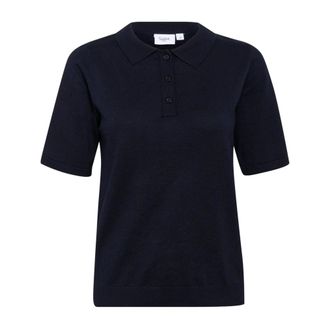 Saint Tropez Femme, Pulls, Bleu, Taille: 36 FR Polo Pull Ciel Nocturne