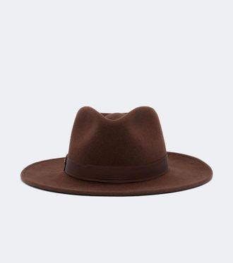 Max Mara Fedora-Hut aus Wolle und Kaschmir