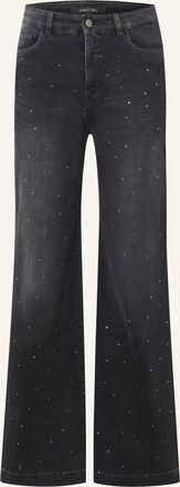 Marc Cain Wide Leg Jeans Wigan Mit Nieten grau