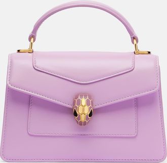 Bulgari Henkeltasche Serpenti Forever Mini aus Leder